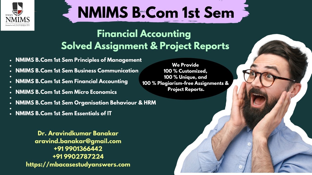 Most Reliable Assignment Writer for NMIMS Sep 2025 Session