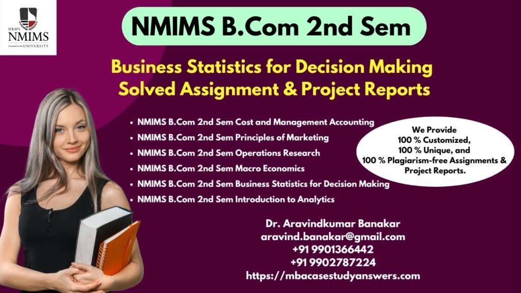 NMIMS Sep 2025 – Trustworthy Assignment Services by Experts